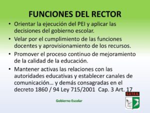 El Rector Escolar: Rol y Funciones Clave | EEST1