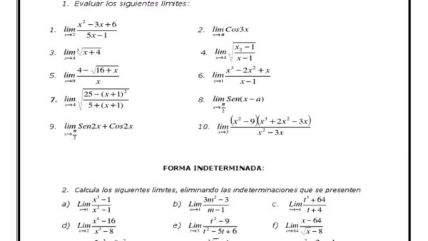 Resolviendo Indeterminaciones en Límites | EEST1