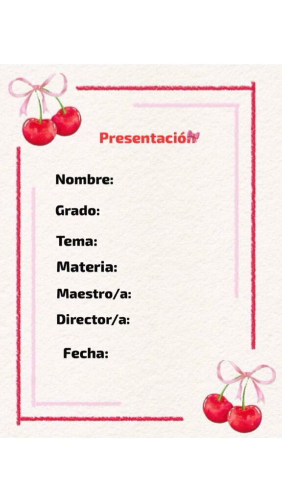 Guía Completa: Hoja de Presentación Escolar | EEST1