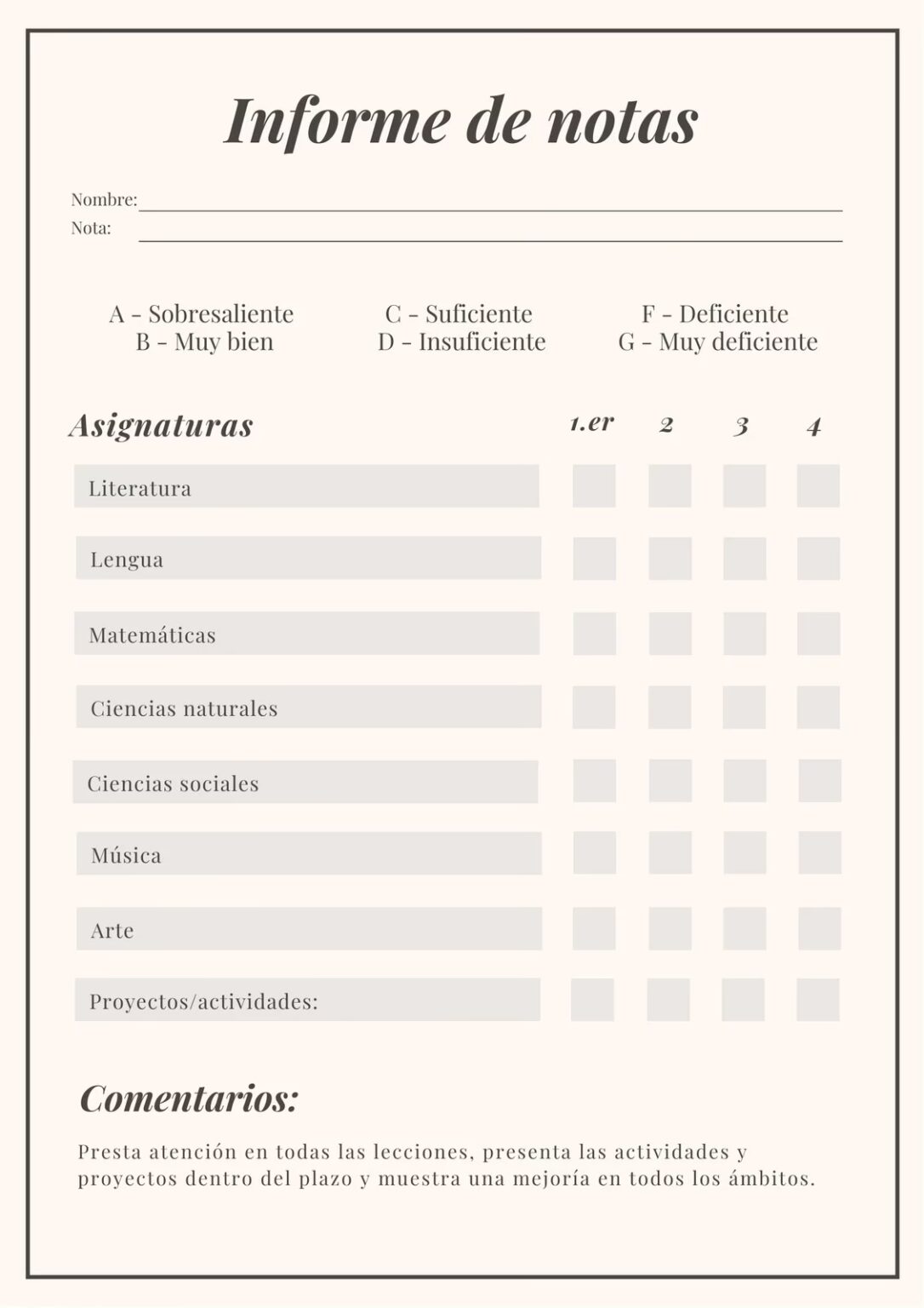 ¿Qué Significan las Notas C y 5? | EEST1