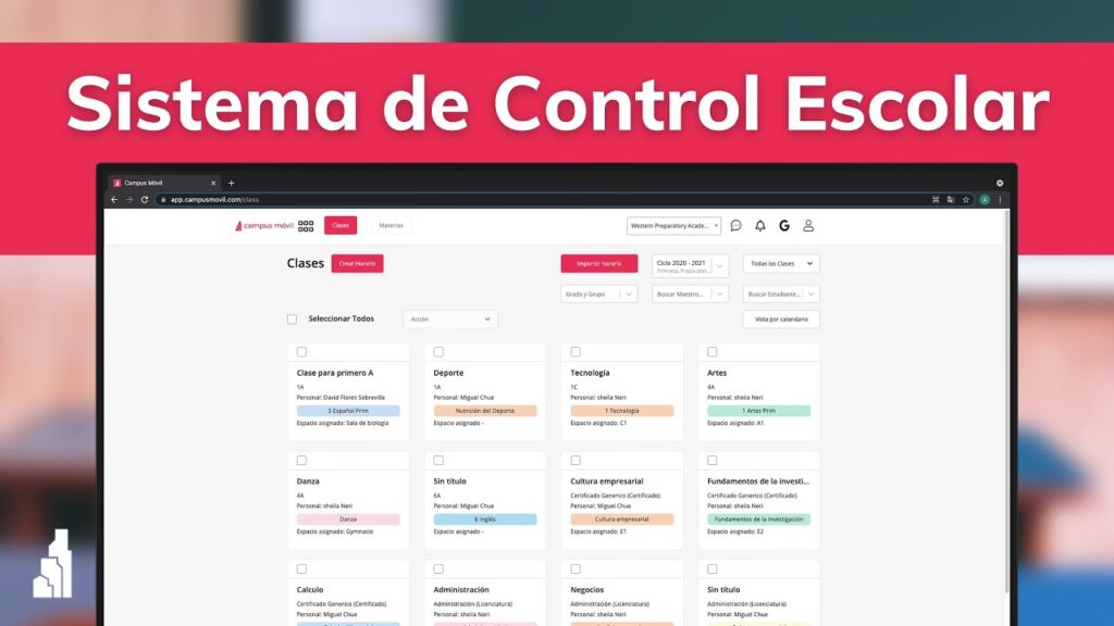 Control Escolar Rol Y Actividades Clave Eest1